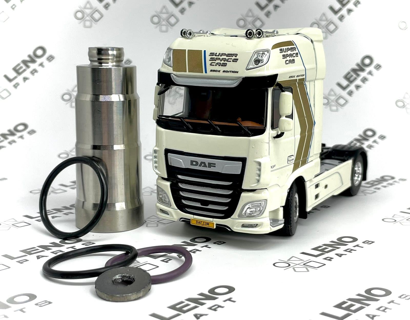 1629459 injector sleeve DAF XF105 Paccar MX13 with repair set | LENO ...